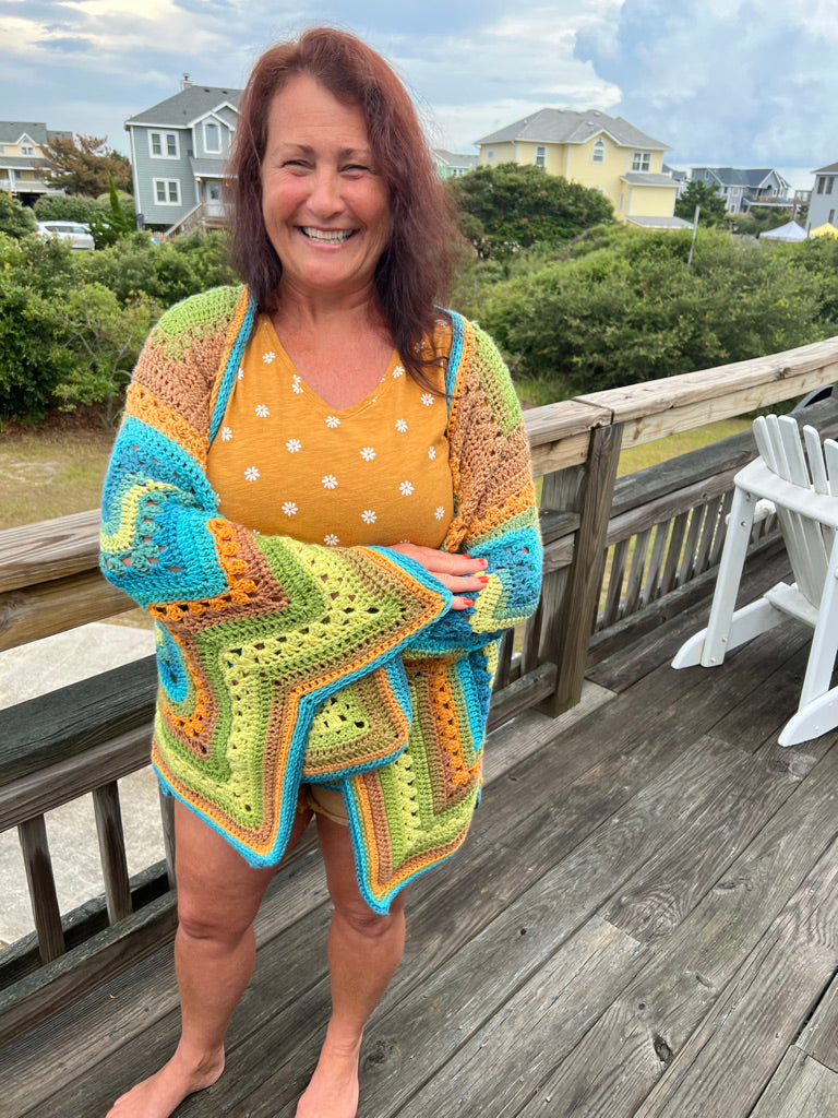 6-Day Supernova Shawl Crochet Pattern by Betty McKnit