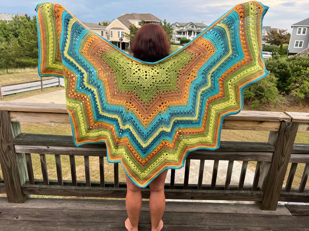 6-Day Star, Superstar, and Supernova Shawl Crochet Pattern Bundle by B ...